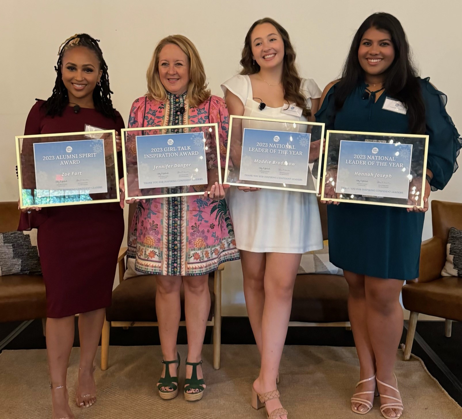 Zoë Fort Celebrated as the 2023 Girl Talk Alumni Spirit Awardee - Girl ...